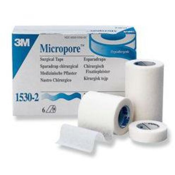 Гипоаллергенный пластырь из нетканой вискозы 3M Микропор (Micropore) 5 ...