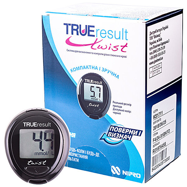 Глюкометр TRUEresult с тест-полосками №50 в наборе! Nipro - купить в ...