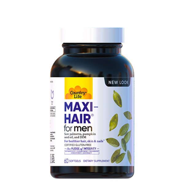 Комплекс витаминов для волос Maxi-Hair For Men 60 капсул Country Life ...