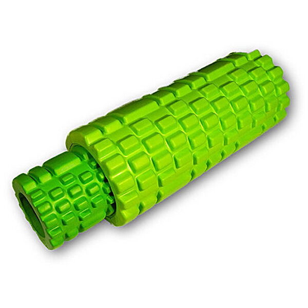 Ролик массажный EasyFit Grid Roller Double 33 см Салатовый S53-1417 ...